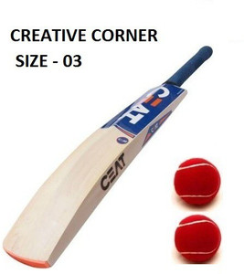 Creative Corner junior size-03 (bat +2ball ) Cricket Kit - Buy Creative ...