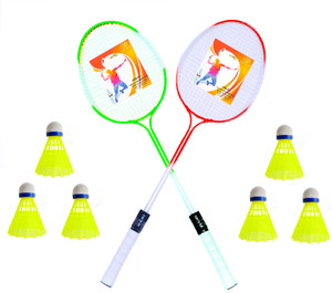 CARRY ON Double Shaft Multicolor 2 Pie Badminton Kit - Buy CARRY ON ...