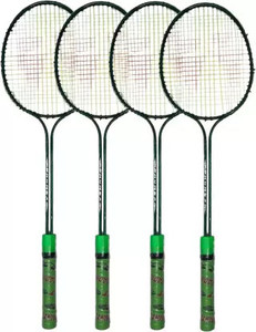 Forgesy Badminton Racket (4 PC Double Shaft Racket ) Branded Badminton ...