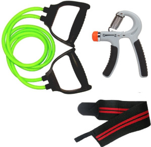 Dr Pacvu Set 2|Gun Hand Gripper1 Wrist Support Arm Band & Double Toning ...