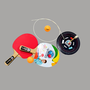 TAPUJI Indoor Mini Table Tennis Practice Set | Portable Table Tennis ...