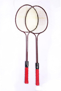 Motionpro Double Shaft Badminton Racket Set With Shuttlecock Badminton ...