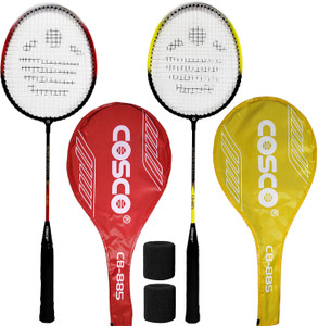 COSCO Combo of 6, 2 CB-885 Badminton Racquet, 2 Wrist Band, 2 Cover ...