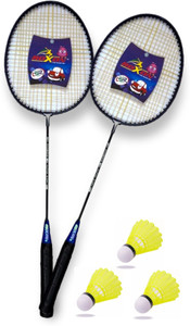 ROXON Alpha X-300 Pack Of 2 Piece Racket With 3 Plastic Shuttles ...