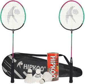 Hipkoo Sports Thunder Badminton Racquets Set, 2 Rackets with Cover and ...