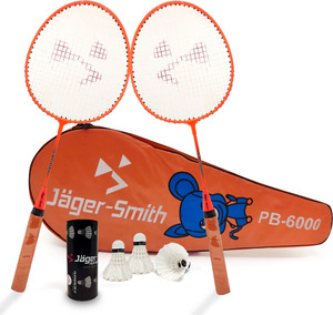Jager-Smith PB-6000 Combo & Featherlite 2 Shuttle Kids Badminton Kit ...