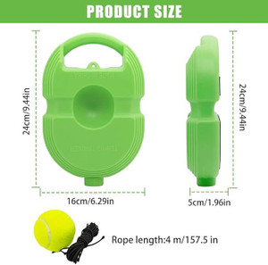 clerika Reflex Tennis Trainer Rebound Ball,Solo Tennis Training Cricket ...