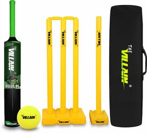 The Villain Hulk Plastic Cricket Bat (Full Size-Black) | Bat-Ball ...