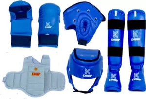 KOHIP Karate Kit Gloves ,Head Guard Shin Guard Chest Guard Boxing Kit ...