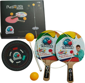 RiseAura Table Tennis Rebound Trainer Set for Kids | Solo Ping Pong ...