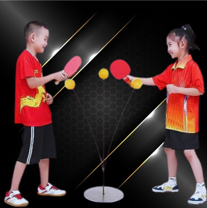 CountryLink Indoor Table Tennis Ping Pong Trainer Set with Adjustable ...