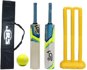 JRS Popular Willow Wooden Cricket Bat Size | 2, Age 6-7 Year Old Kids ...