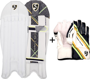 SG Campus Wicket Keeping Pad With RSD Xtream Wicket Keeping Gloves For ...