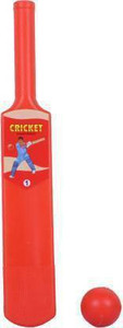 Funtime Plastic Cricket Bat and Ball Toy for Kids, Bat Ball Set for ...