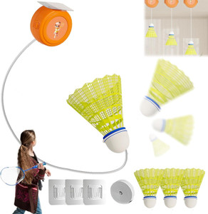 WATER FOUNTAIN Badminton Rebound Trainer Toy Hanging Badminton Trainer ...