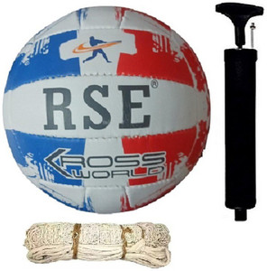 RSE RED CROSS WORLD VOLLEYBALL with PUMP Volleyball Kit - Buy RSE RED ...