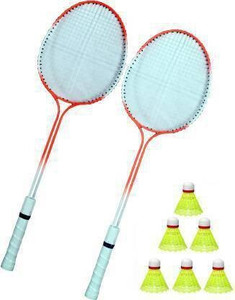 Forgesy 1 pair 2 road badminton racket with 6 shutlecocke Branded ...