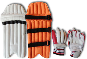 Sterling Junior Cricket Combo Set for Kids (Ages 3-6) - Leg Pads and ...
