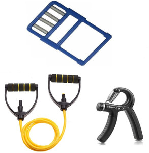 Dr Pacvu Set3|Toning Tube, Finger Arm Hand Gripper|Plastic Grip Body ...