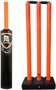 Pro Game Plastic Cricket Kit,Full Size bat (34 X 4.5inches) (For 12 And ...