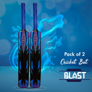 CLOVERBYTE Blast Cricket Full Size Bat (Pack of 2) Plastic Bat for ...