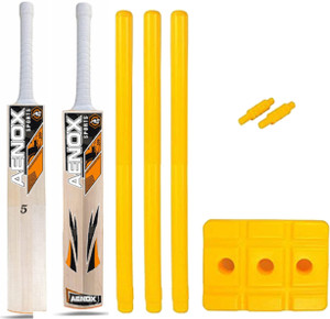 Aenox JUNIOR CRICKET BAT WITH PLASTIC STUMP SET Cricket Kit - Buy Aenox ...