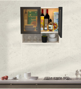 SPECIALITY PANELS Aluminium Profile 2 Door Brown Tinted Glass Handless ...