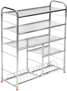 Irontech 5 Shelf Modular Kitchen Utensils Rack 30 L x 30H inch Storage ...