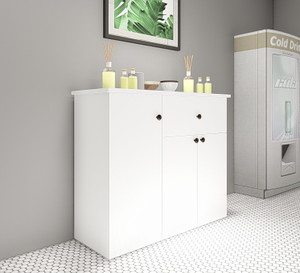 FIGO The Ultimate Kitchen Storage Cabinet with Drawer Engineered Wood ...