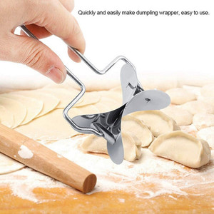 HM EVOTEK Stainless Steel Dough Circle Roller Cutter Kitchen, puri ...