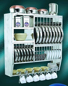 Royel Utensil Kitchen Rack Steel 30*30 Utensil Kitchen Rack Price in ...