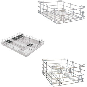 Bloo Basket Utensil Kitchen Rack Steel Stainless Steel Modular Kitchen ...