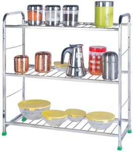IRONTECH Utensil Kitchen Rack Steel Stainless Steel Wall Mount (24 x 24 ...