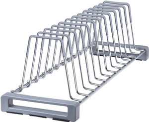 Plantex Plate Kitchen Rack Steel Deluxe Stainless Steel Plate Rack/Dish ...