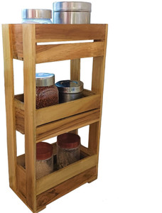 TEAKWOODKART Containers Kitchen Rack Wood Teakwood make Multipurpose ...