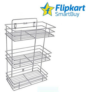 Flipkart SmartBuy Utensil Kitchen Rack Steel Price in India - Buy ...