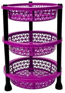 UNITYSALES Fruits/Vegetables Kitchen Rack Plastic Plastic Round Kitchen ...