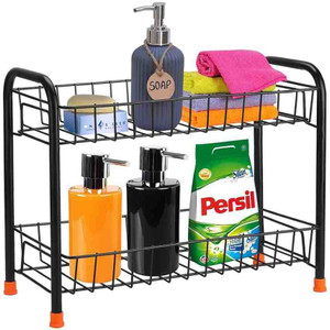 STOY CHOICE Containers Kitchen Rack Iron 2-Tier Foldable Spice Rack ...