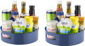 Twizel Cutlery Kitchen Rack Plastic 360° Rotating Kitchen Organizer ...