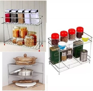 AVROSPN Containers Kitchen Rack Steel Introducing Our "Kitchen Trio ...