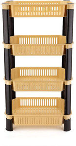 voxsara Fruits/Vegetables Kitchen Rack Plastic Plastic Storage Rack for ...