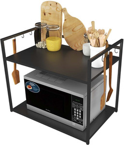 Design tech Containers Kitchen Rack Iron Metal Microwave & OTG Stand ...
