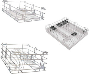 Bloo Basket Utensil Kitchen Rack Steel Stainless Steel Modular Kitchen ...