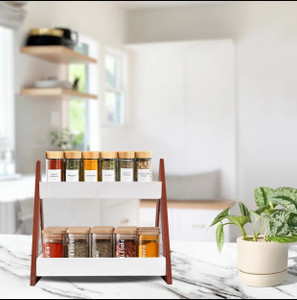 AnDecy Containers Kitchen Rack Wood Wooden kitchen Rack/Kitchen Rack ...