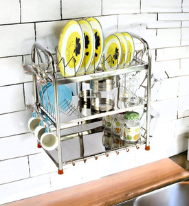 Amol Utensil Kitchen Rack Steel Premium Stainless Steel Dish / Vessels ...