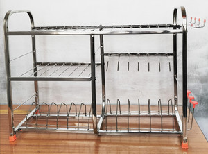 Daaduji Utensil Kitchen Rack Steel Kitchen Dish Rack | Plate Cutlery ...