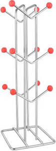 RAWZZ Chakla/Belan Kitchen Rack Steel Cup Stand Holder (V Shape Design ...