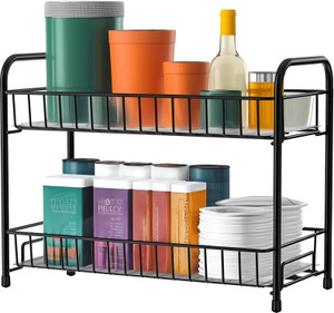 Stainex Containers Kitchen Rack Steel 2 Layer Racks Organizer ...