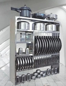 Fest Utensil Kitchen Rack Steel Utensil Kitchen Rack Steel Wall Mounted ...