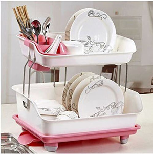 flying CLOUDS Dish Drainer Kitchen Rack Plastic Price in India - Buy ...